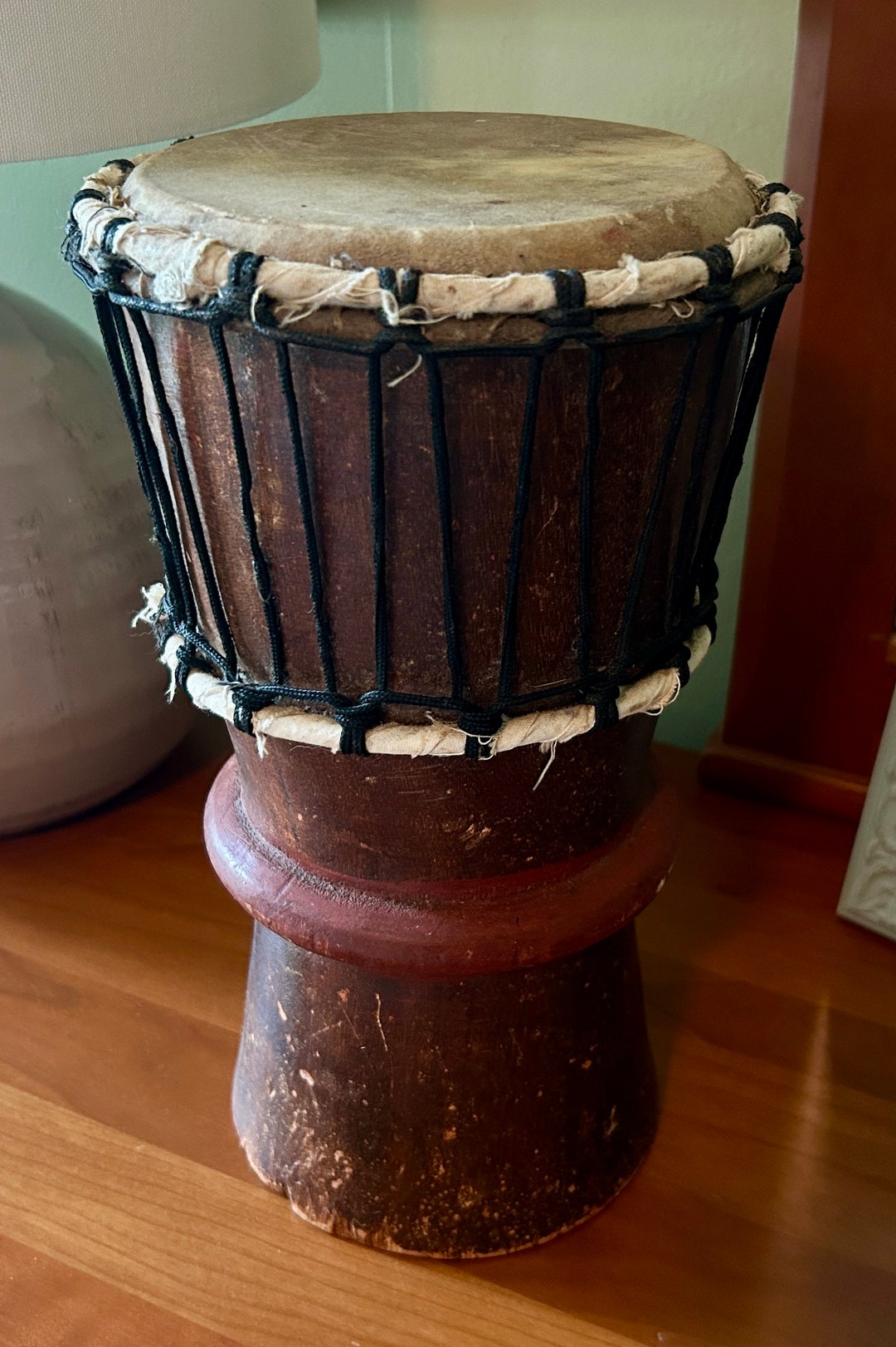 Vintage Drum, Bongo Drum, Bongo, Vintage Bongo Drum, Wood Bongo Drum ...