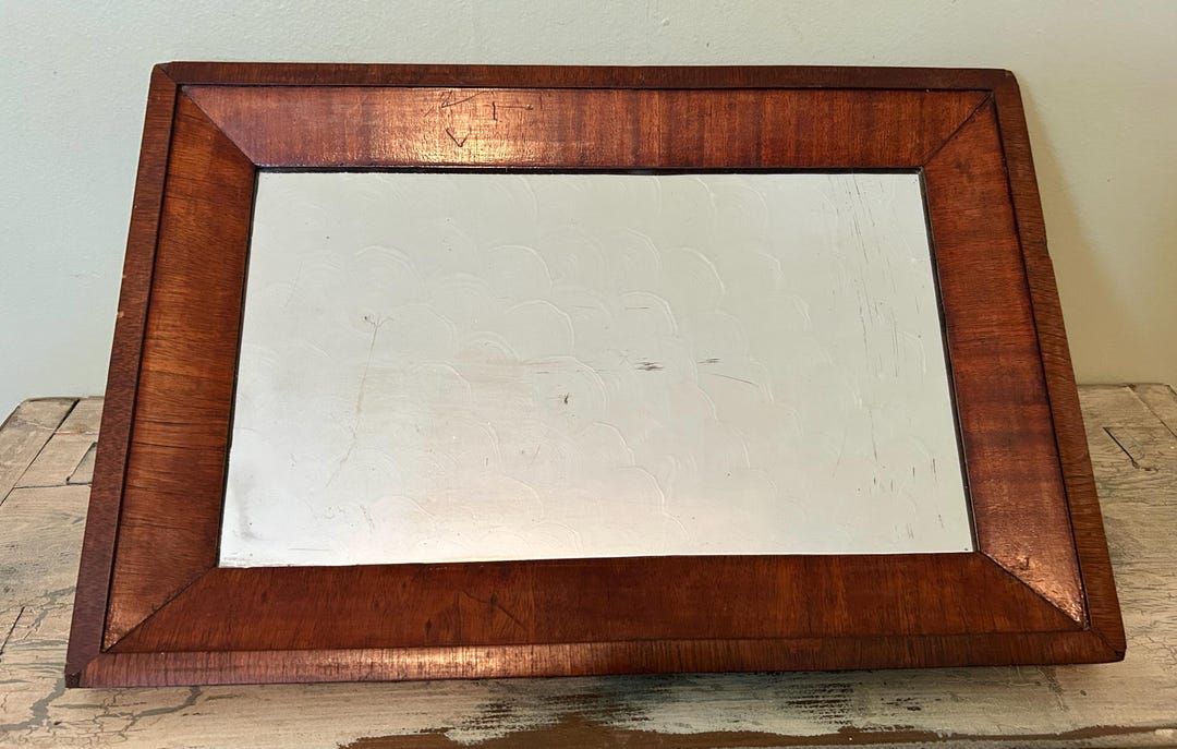 Vintage Mirror, Mahogany Ogee Mirror, Mahogany Ogee Flame Mirror ...