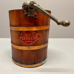 Peerless Toy Ice Cream Maker, Peerless Dana Freezer, Salesman Sample ...