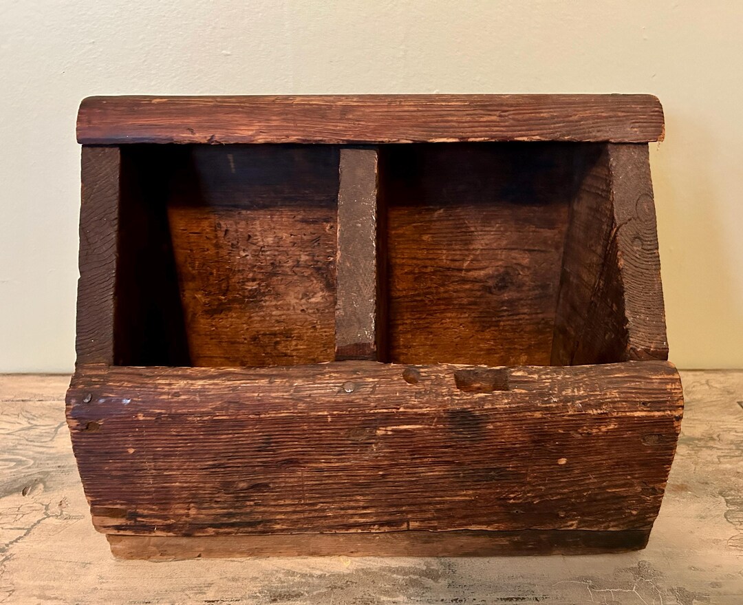 Cobbler's Tool Box, Storage Chest, Tool Chest, Vintage Wood Cubby Chest ...