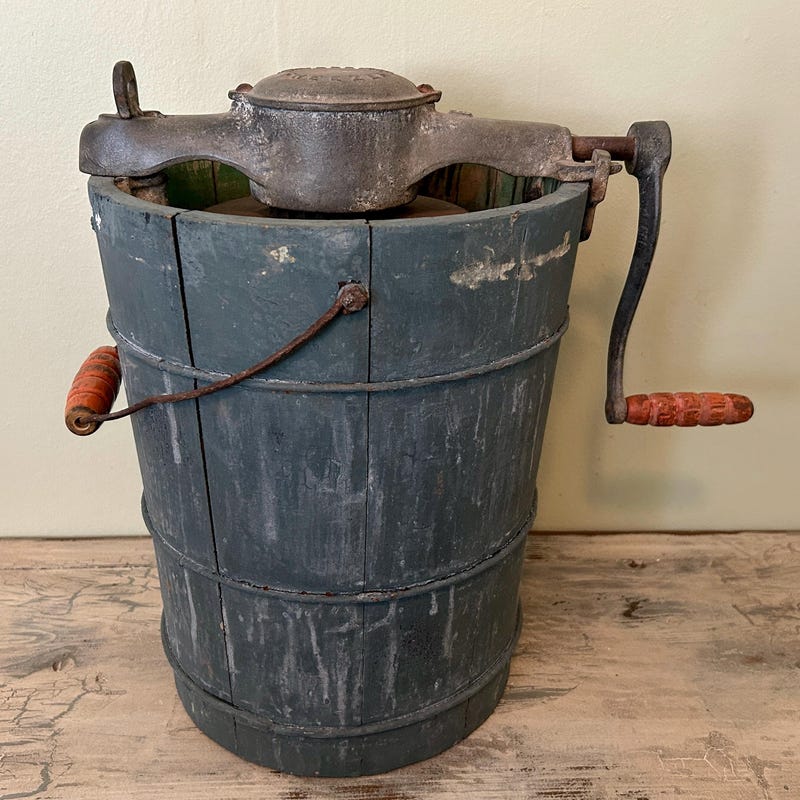 Vintage Ice Cream Maker - Etsy