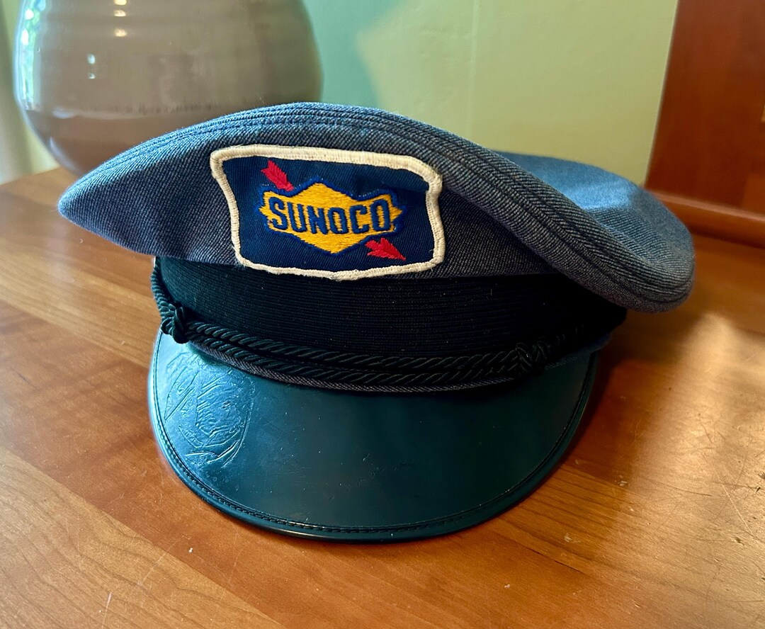 Vintage Sunoco Hat, Vintage Gas Station Attendant Hat, Vintage Sunoco ...