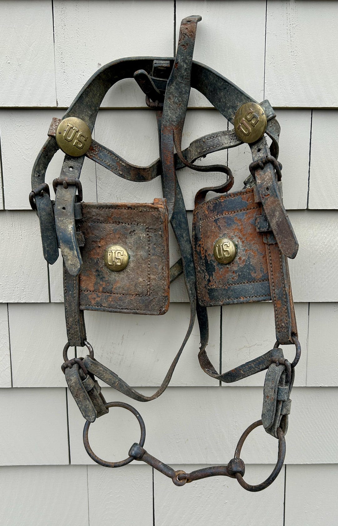 Vintage Horse Bridle, Civil War Memorabilia, Calvary Horse Bridle, U.S ...