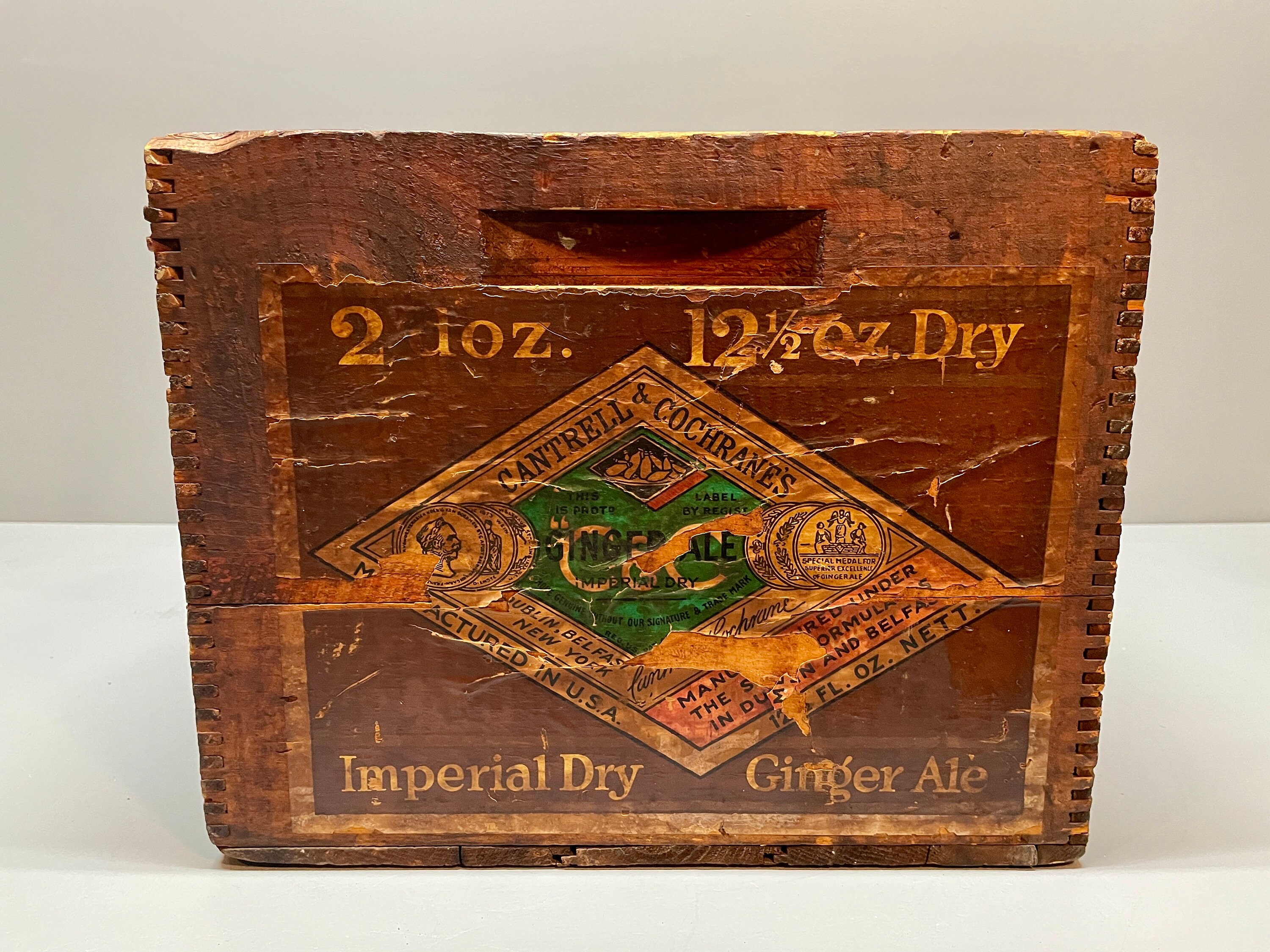 Imperial Dry Ginger Ale, Vintage Imperial Dry Ginger Ale Crate ...