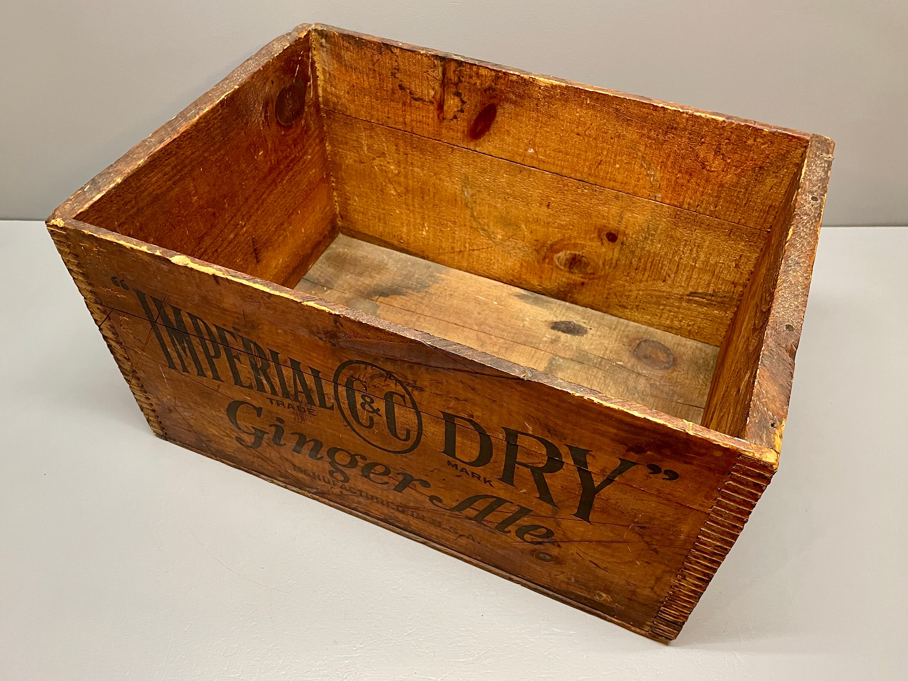 Imperial Dry Ginger Ale, Vintage Imperial Dry Ginger Ale Crate ...