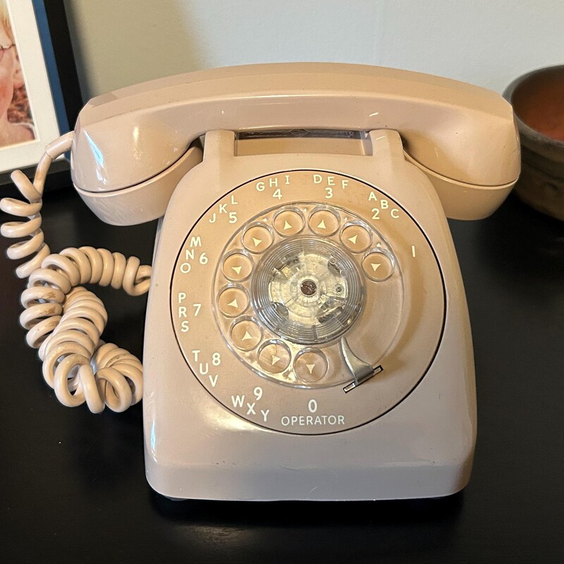 Vintage Rotary Phone - Etsy
