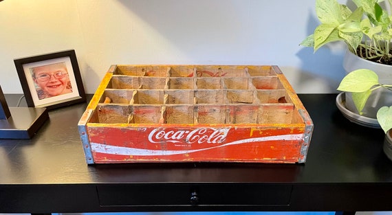 Coca Cola Vintage Coca Cola Crate Red Coca Cola Crate Soda - Etsy