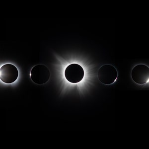Total Solar Eclipse Composite Photo Print - Etsy