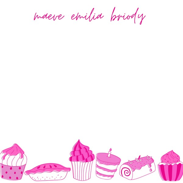 Cupcake Note Cards - Etsy