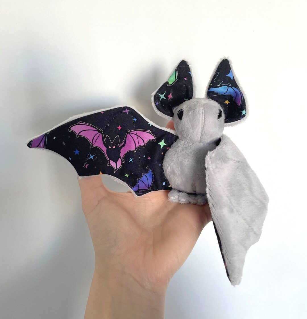 Bat Plush Neon Bat Plushie Bat Plush Toy Bat Gift Bat Lover - Etsy