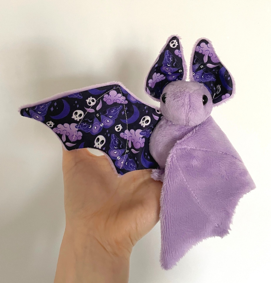 Moth Bat Plush Skull Bat Plushie Alternative Plush Cute Bat Gift - Etsy