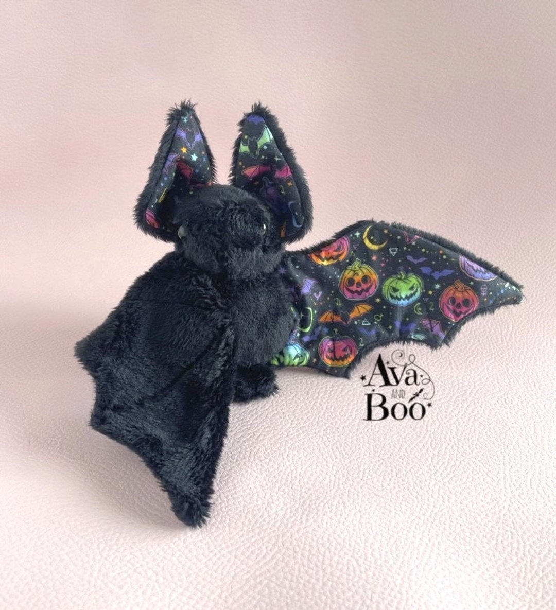 UKCA Bat Plush Pumpkin Bat Plushie Cute Bat Plush for Children Ready to ...