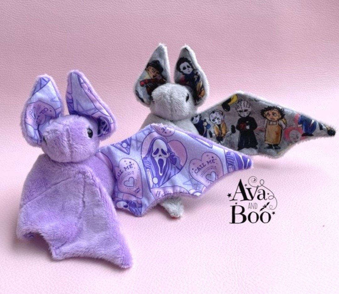 Spooky Bat Plushie Halloween Bat Plush Cute Bat Gift Ready to Ship - Etsy