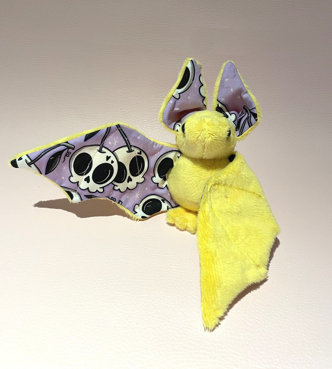 Cherry Skull Bat Plush Cute Bat Plushie Gothic Plush Mother's Day Gift ...