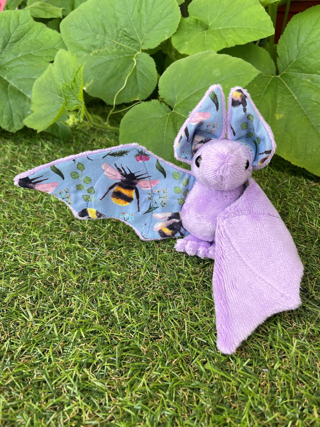 Bee Bat Plush Custom Bumble Bee Bat Plushie Cute Gift Choose Your ...