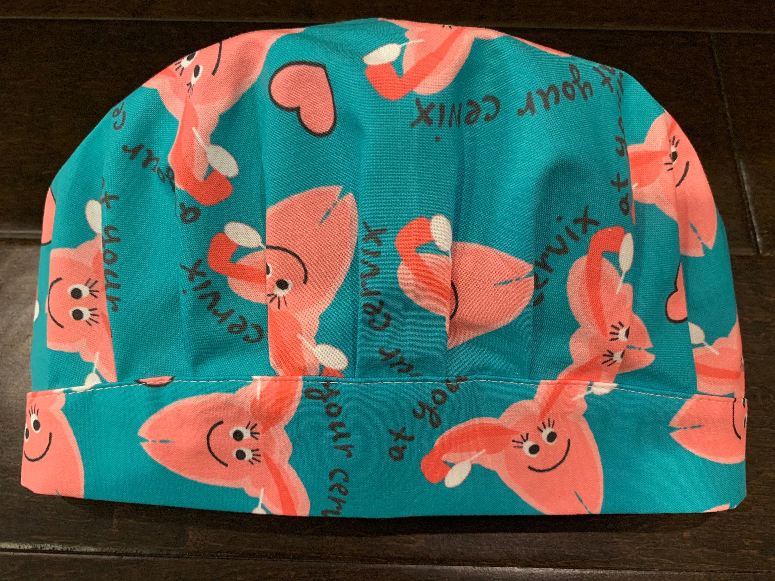 At Your Cervix Scrub Cap Obstetrics Labor And Delivery Etsy