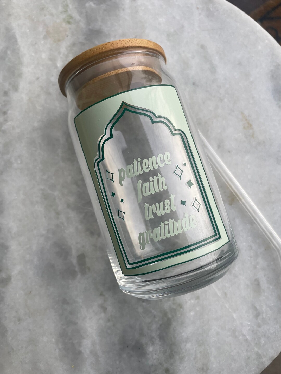 Virtues Cup: Patience, Faith, Trust, Gratitude. Faith Based, Islamic ...