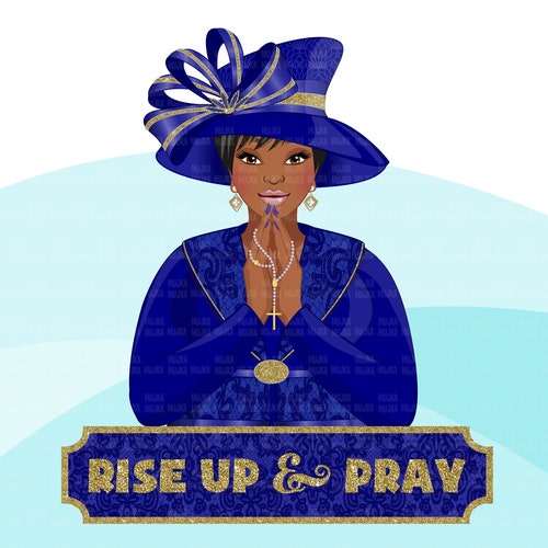 Church Ladies Clipart Praying Sisters Sublimation Designs - Etsy