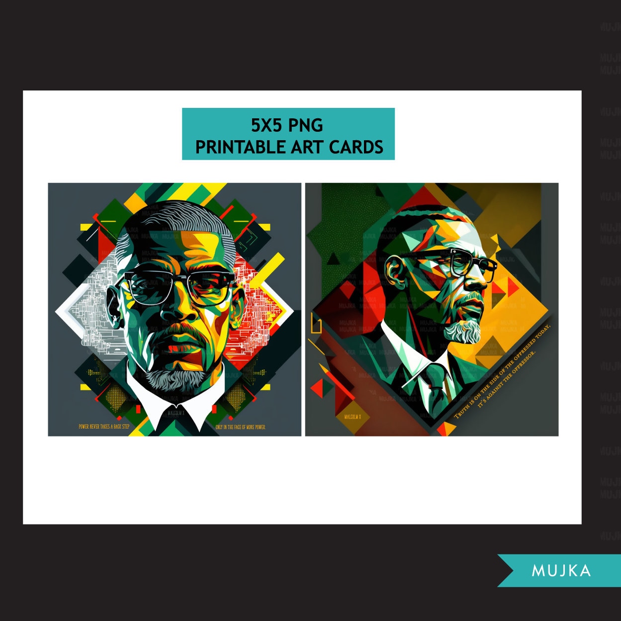 Black History PNG, Malcolm X Png, Black History Art Card, Black History ...