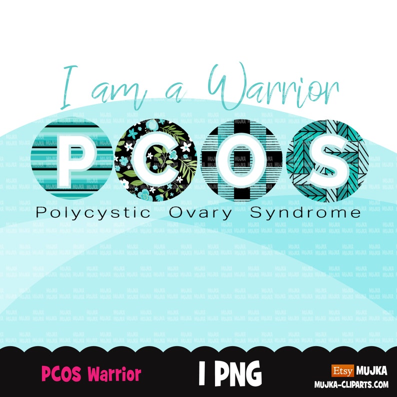 PCOS Awareness Png PCOS Warrior Png Pcos Clipart Pcos | Etsy