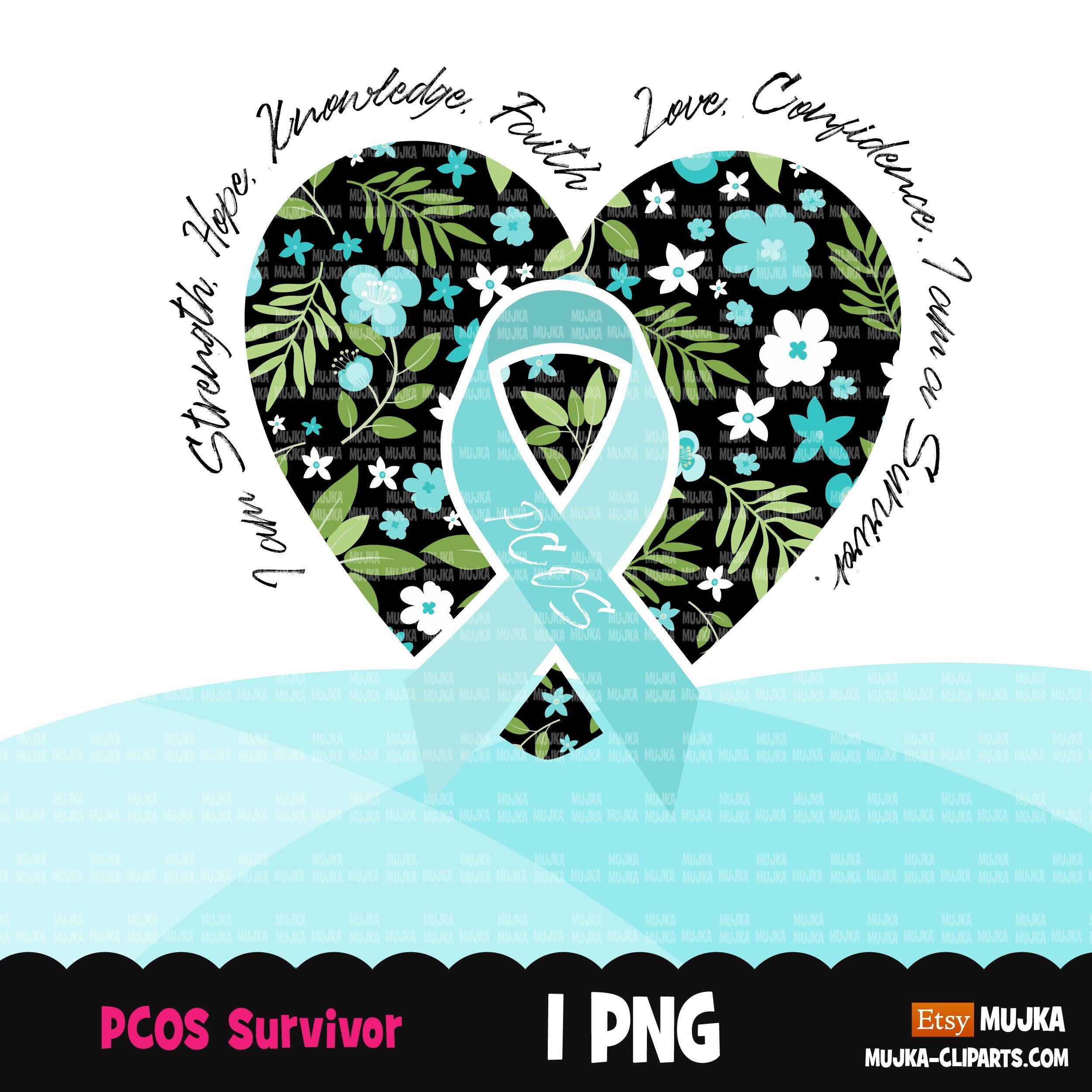 PCOS Warrior Png PCOS Clipart Pcos Awareness Designs Pcos - Etsy Australia