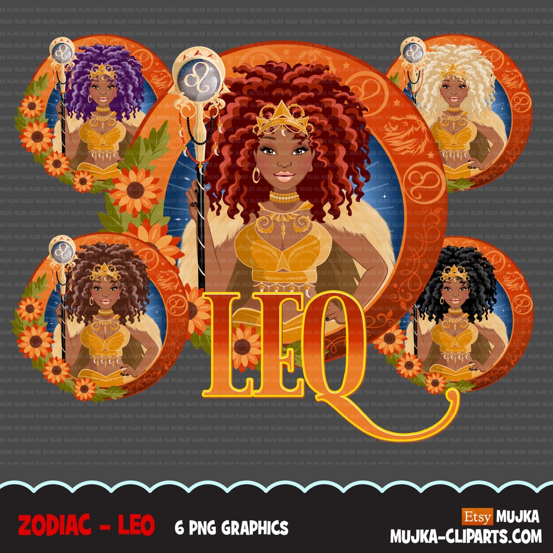 Zodiac Leo Clipart Png Digital Download Sublimation Graphics - Etsy ...