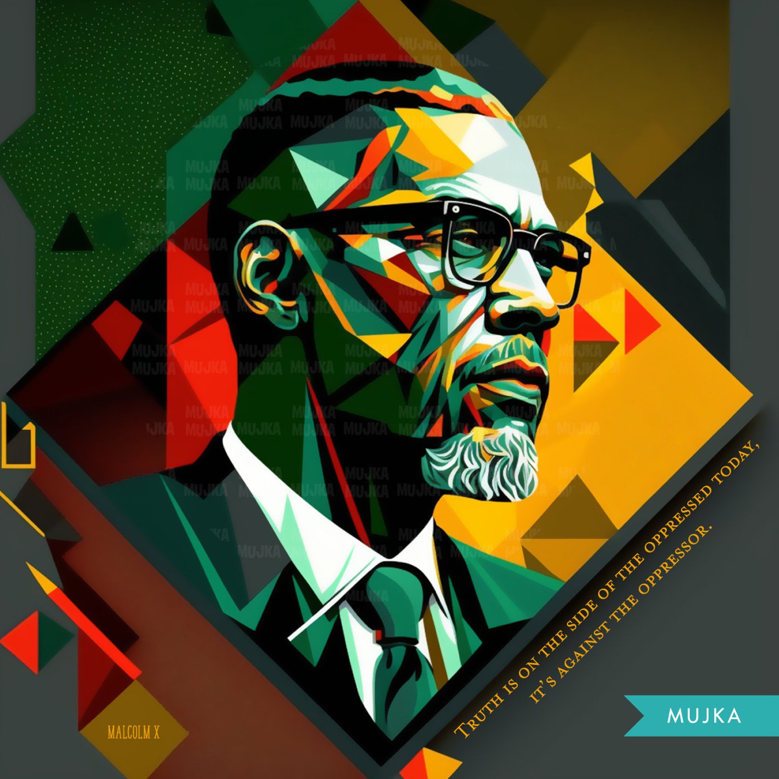 Black History PNG, Malcolm X Png, Black History Art Card, Black History ...