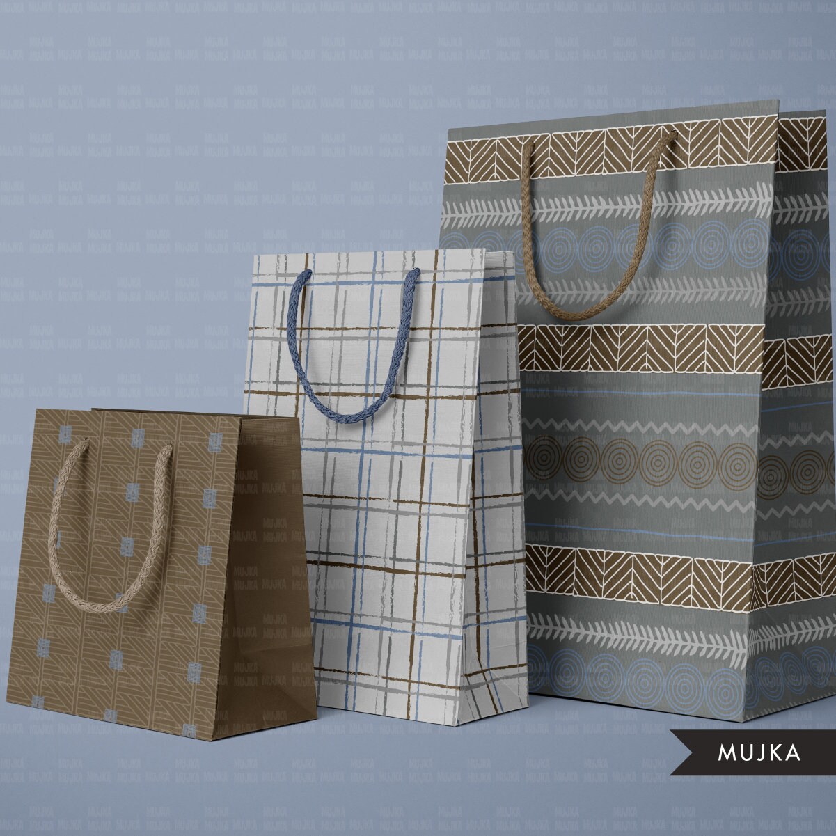 Masculine Digital Papers, Men's Digital Patterns, Seamless Scrapbook ...