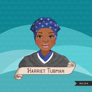 Black History Clipart, Black Woman, Social Justice, Rosa Parks, Harriet ...