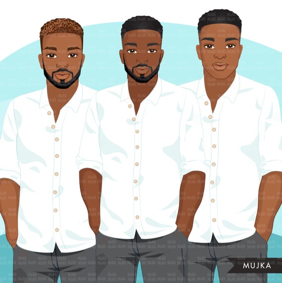 3 Men Clip Art