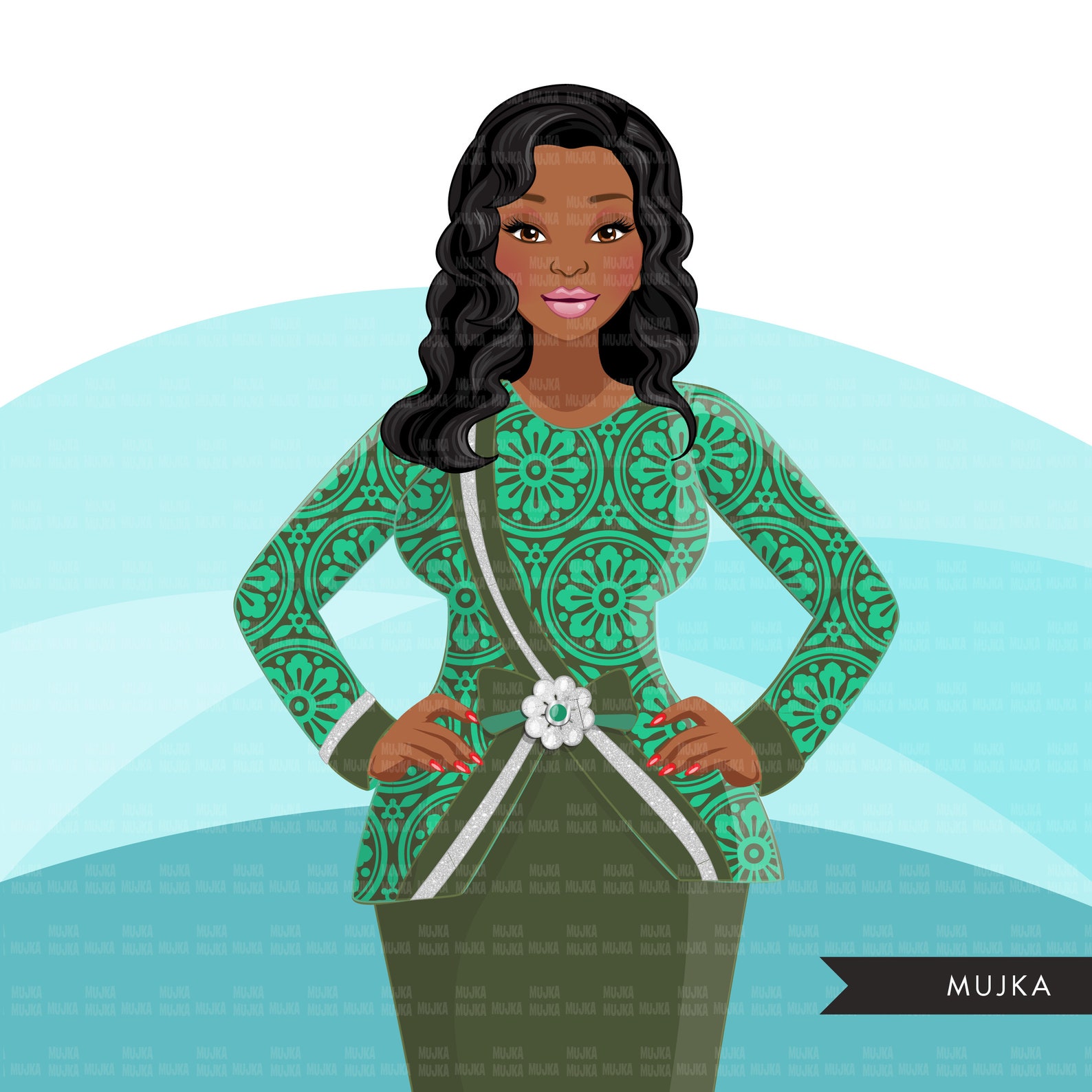 Church Clipart, Church Ladies Png, Faith Clipart, Black Woman Graphics ...