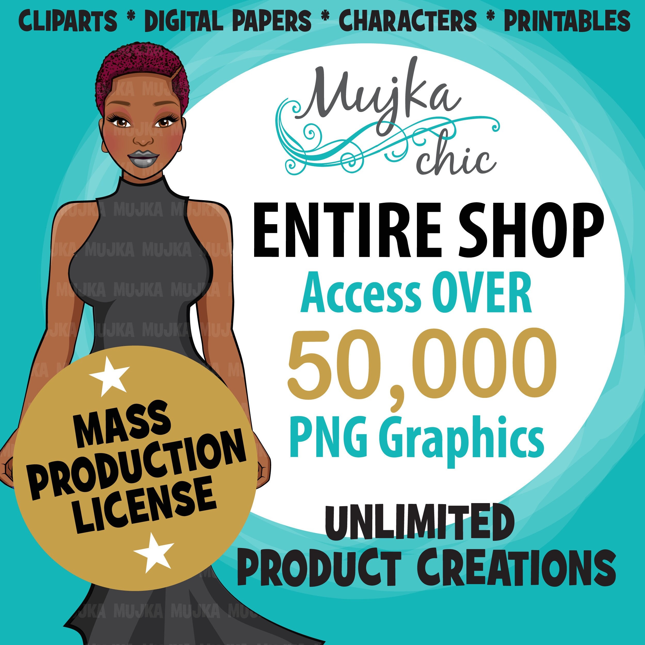 Entire Shop Access, Whole Shop Bundle, Commercial License Included ...