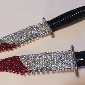Rhinestone Prop Knife - Etsy