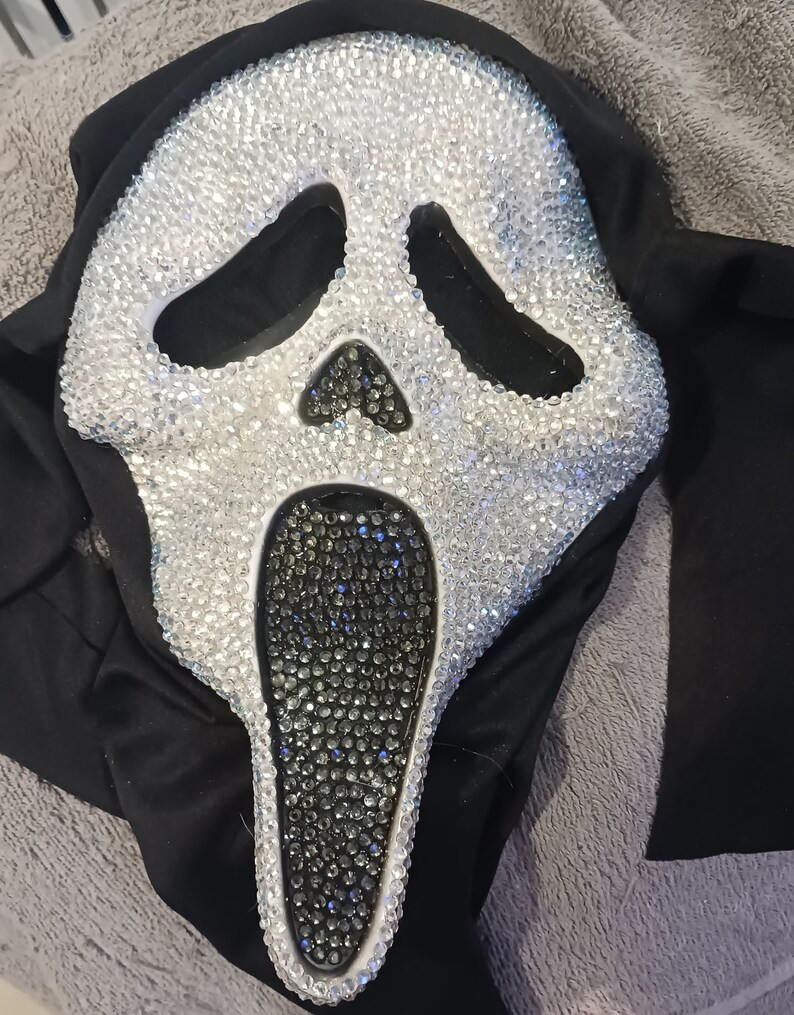 Crystal Ghostface Scream Mask - Etsy