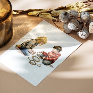 Watercolor Kids Playing Illustration Cartoon Kids Activities PNG ...