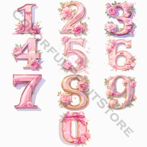 Pastel Pink Alphabet Clip Art Elegant Pink Lettering Baby Shower ...