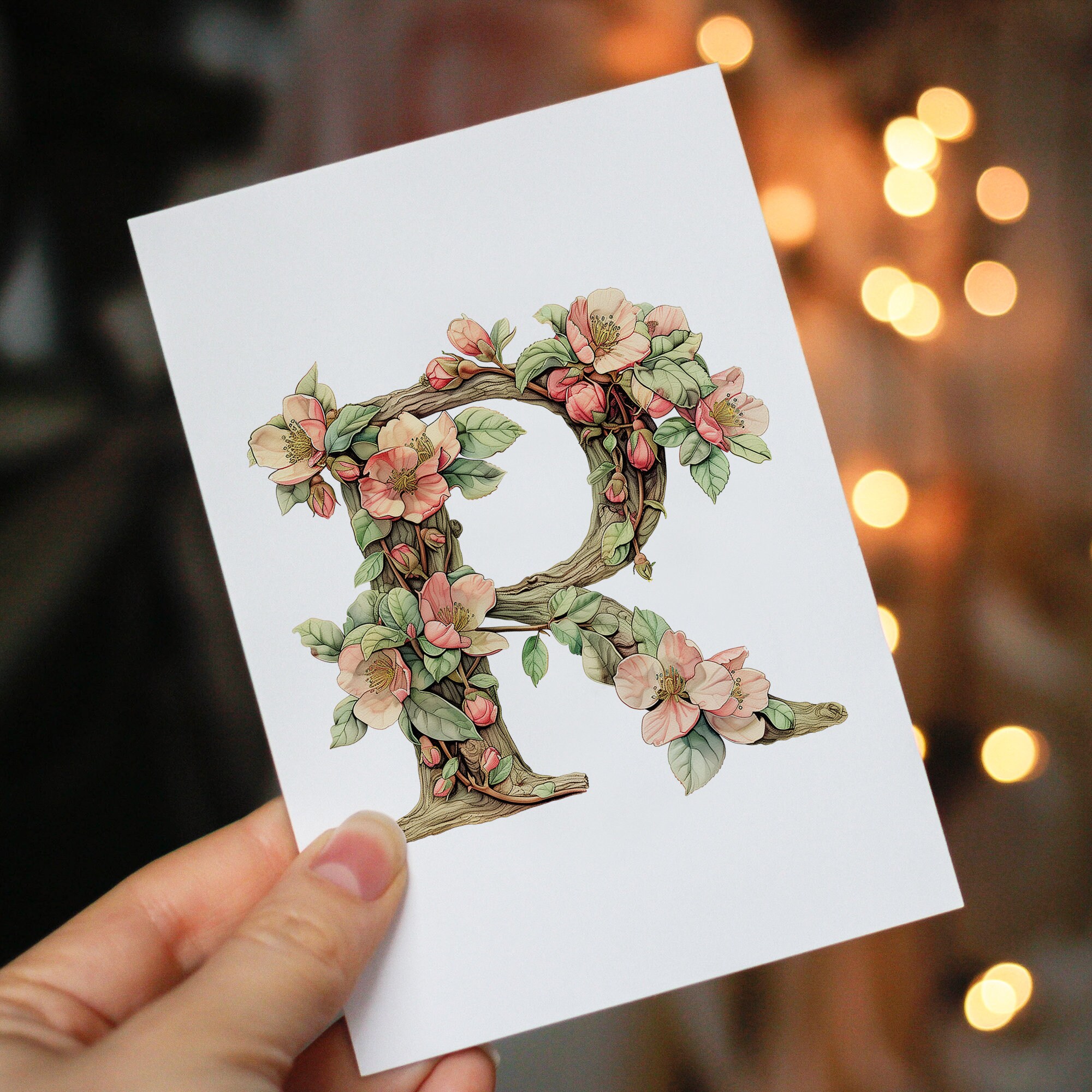 Spring Alphabet Clip Art Spring Lettering PNG Spring Letters PNG Set ...