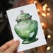 Watercolor Ginger Jar PNG Bundle Green Ginger Jar Clip Art Ginger Jar ...