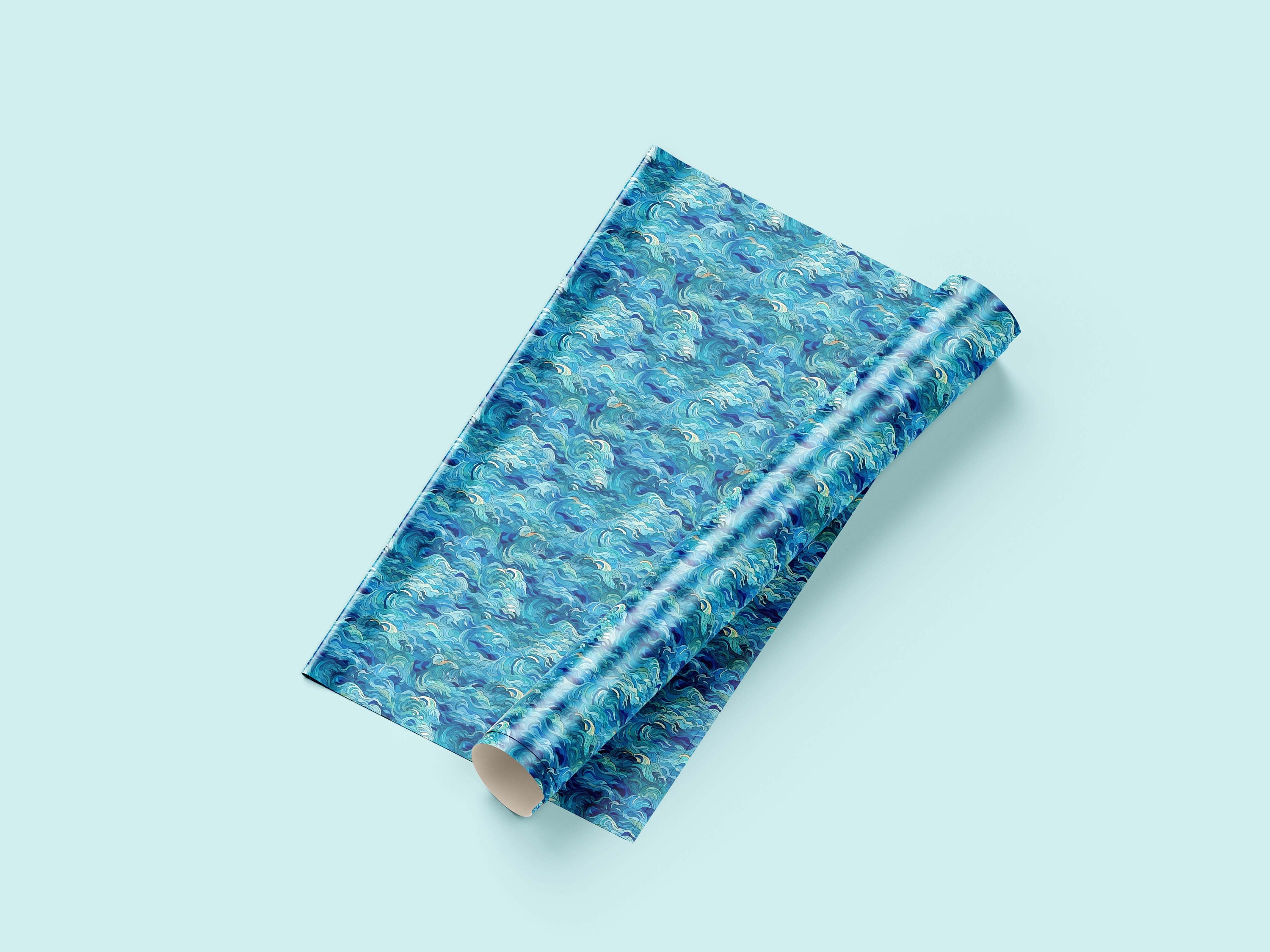 Ocean Watercolor Ocean Digital Paper Ocean Printable Paper Colorful ...