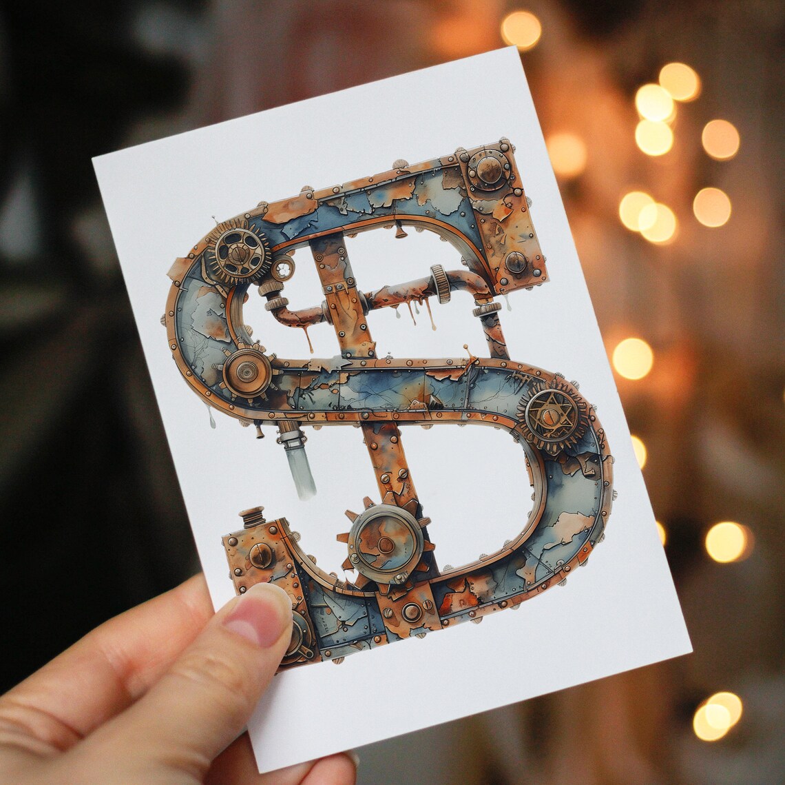 Steampunk Alphabet Clip Art Steampunk Lettering Steampunk Letters ...