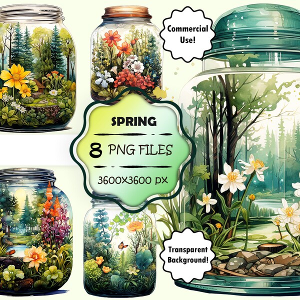 Spring Clip Art - Etsy