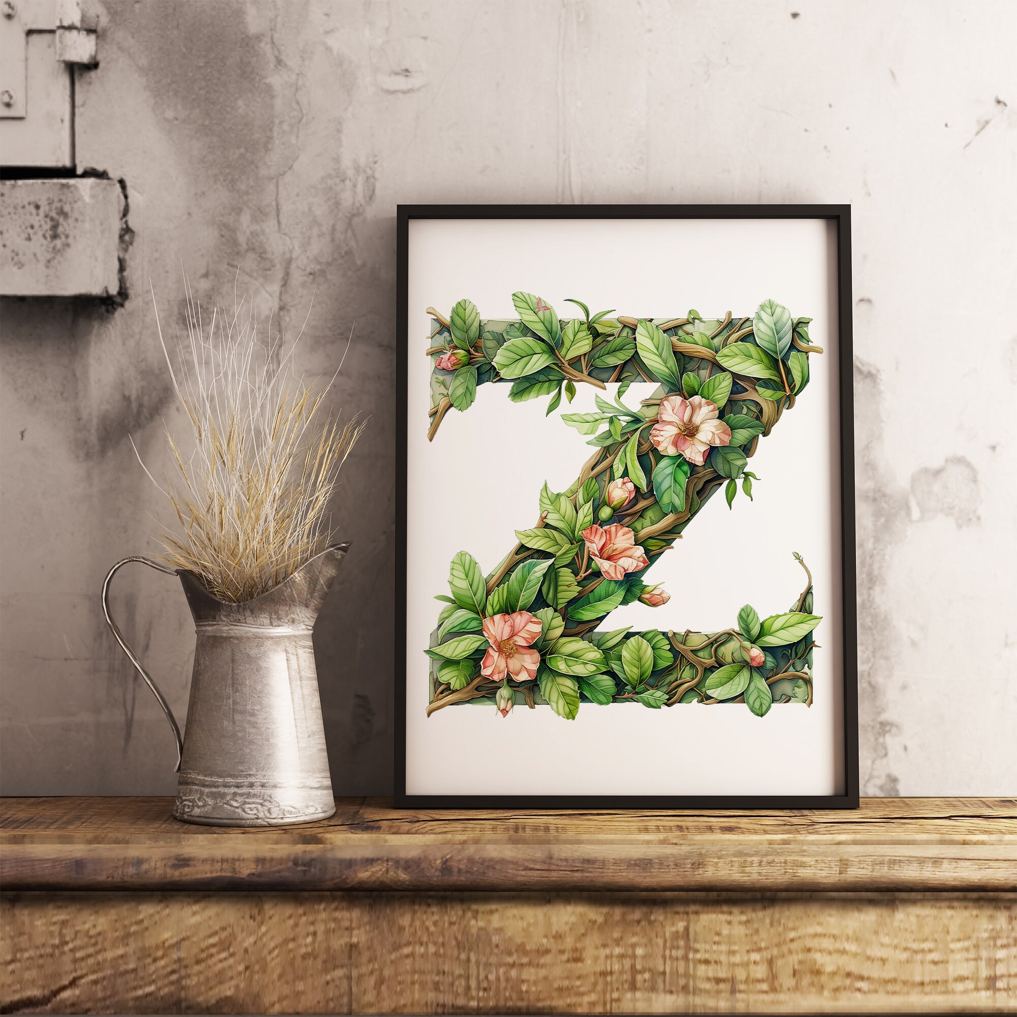 Spring Alphabet Clip Art Spring Lettering PNG Spring Letters PNG Set ...