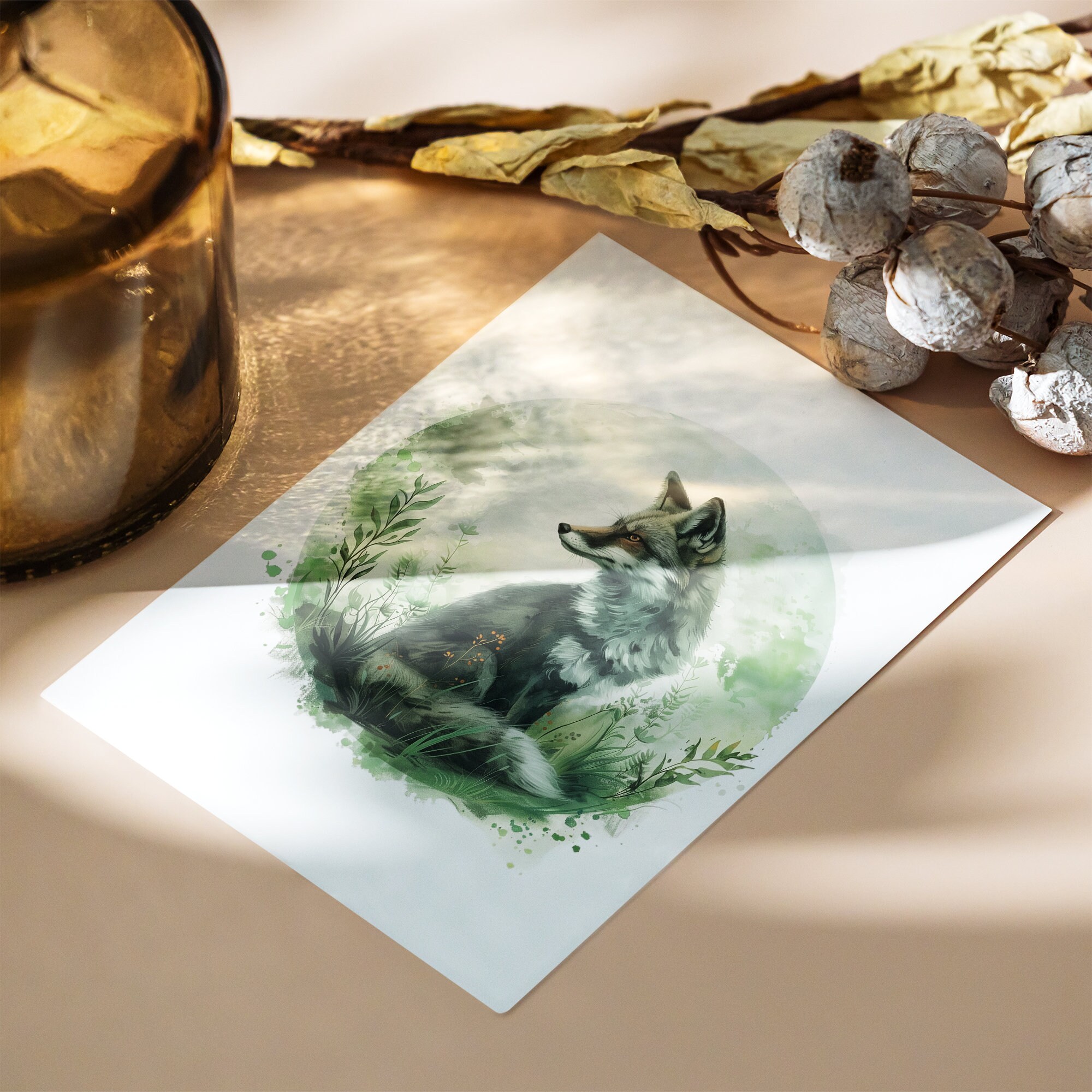 Watercolor Fox Clipart Bundle, Spring Foxes PNG Set, Spring Fox ...