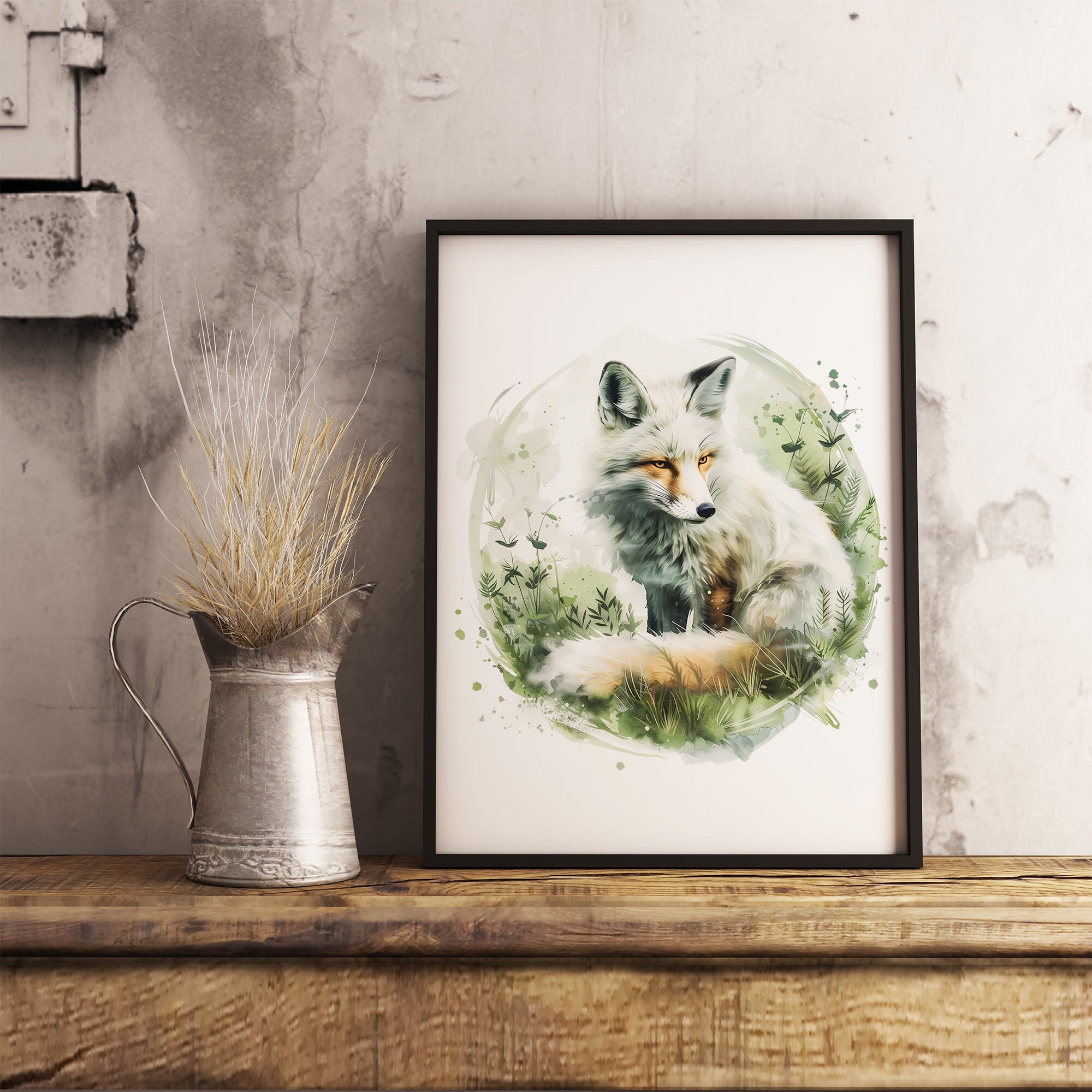 Watercolor Fox Clipart Bundle, Spring Foxes PNG Set, Spring Fox ...