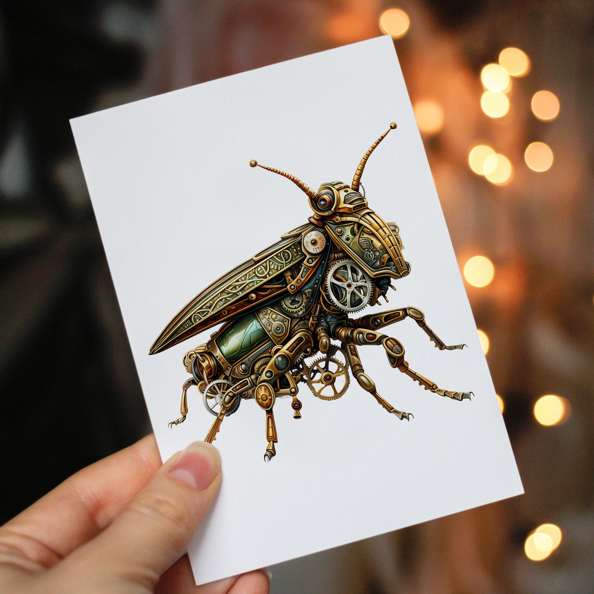 Watercolor Steampunk Insects Clipart Bundle Steampunk Insect PNG Set ...