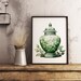 Watercolor Ginger Jar PNG Bundle Green Ginger Jar Clip Art Ginger Jar ...