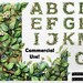 Spring Alphabet Clip Art Spring Lettering PNG Spring Letters PNG Set ...