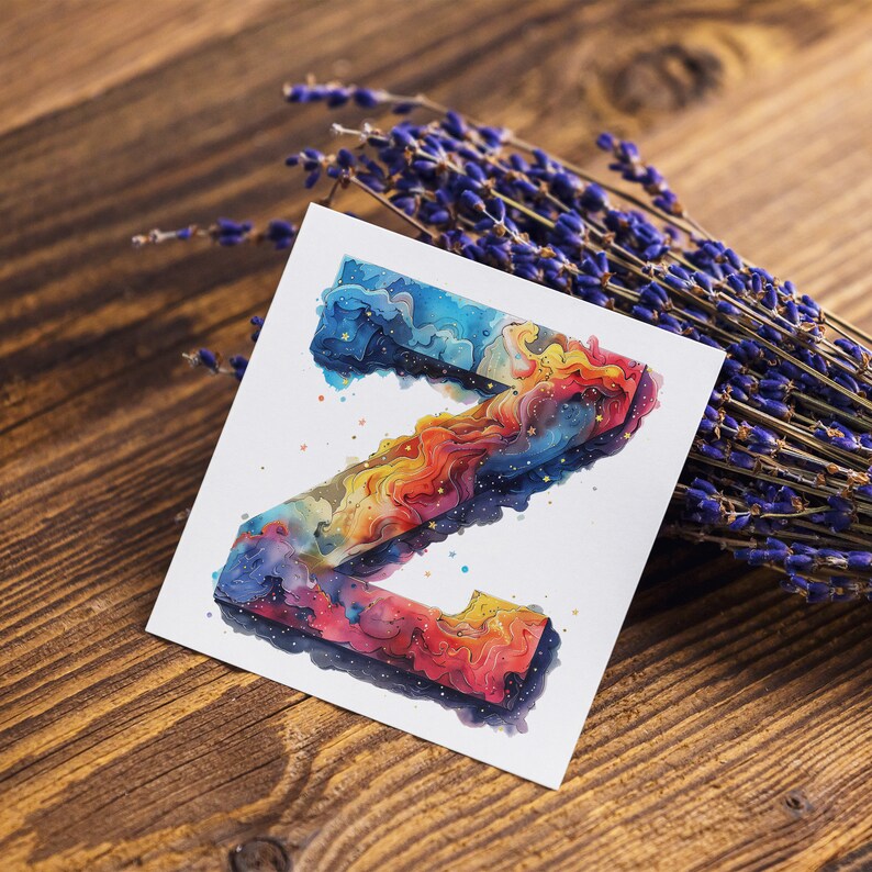 Rainbow Galaxy Alphabet Clipart Galaxy Lettering PNG Galaxy Letters PNG ...