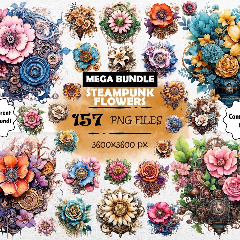 Steampunk Flower - Etsy