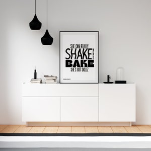 She Can Really Shake and Bake She's Got Skillz Hip Hop Lyric Poster ...
